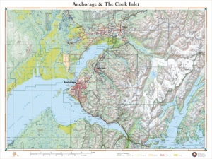Anchorage & The Cook Inlet | Recreation Atlases & Maps of The American ...
