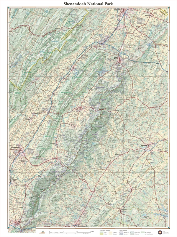 Shenandoah National Park | Recreation Atlases & Maps of The American ...