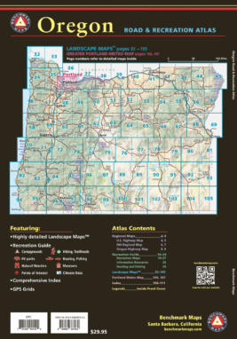 Oregon Road & Recreation Atlas | Recreation Atlases & Maps of The ...