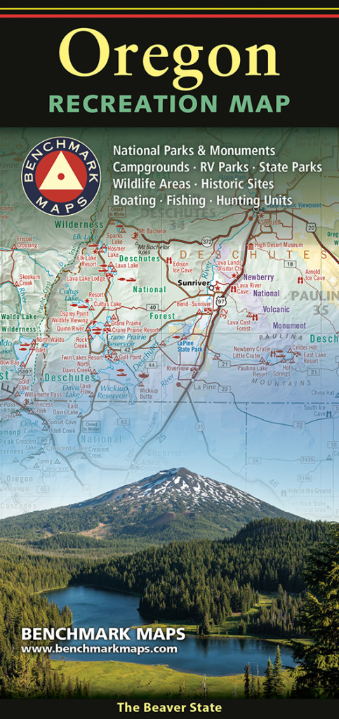 Oregon Recreation Map | Recreation Atlases & Maps of The American West ...