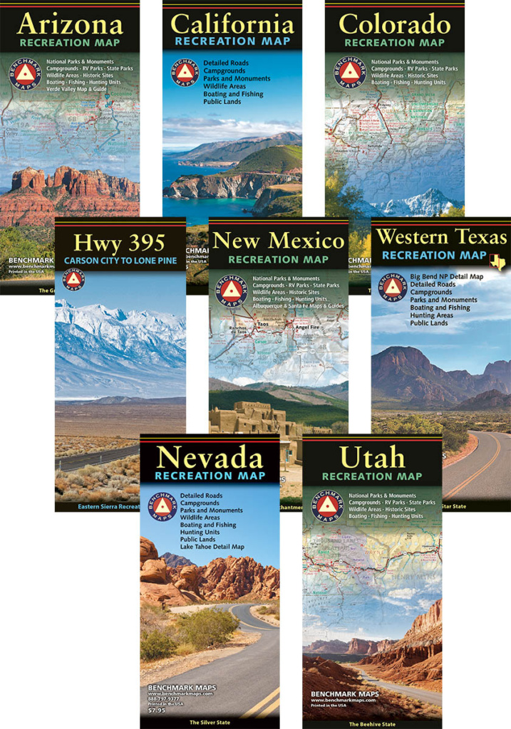 Southwest US Map Bundle | Recreation Atlases & Maps of The American ...